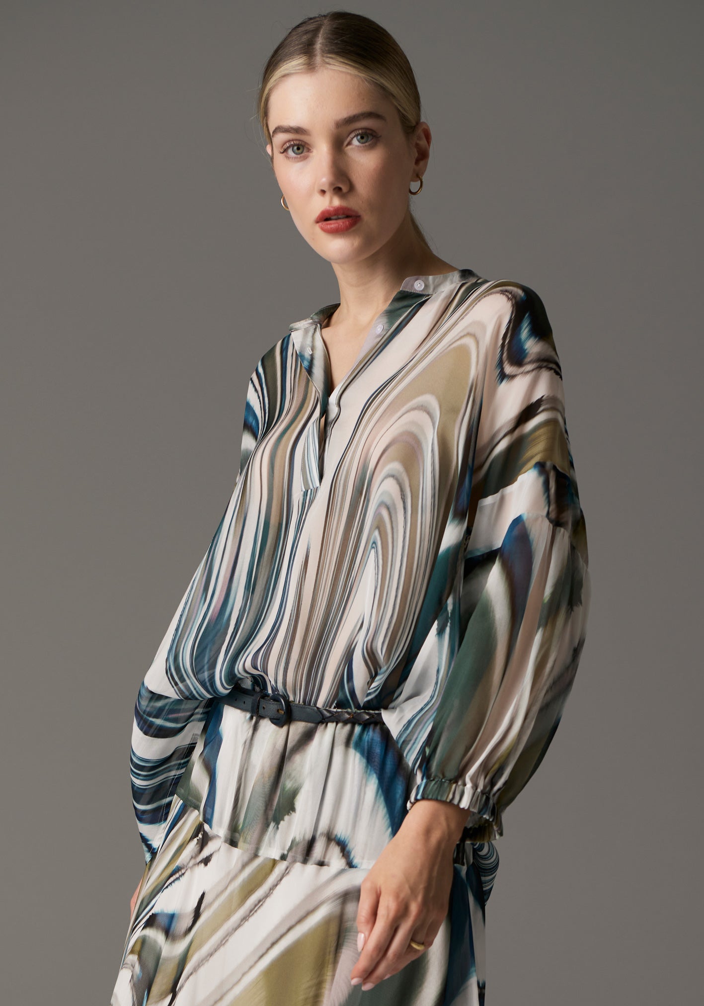 Distorted Shirt Silk – POL Clothing Australia