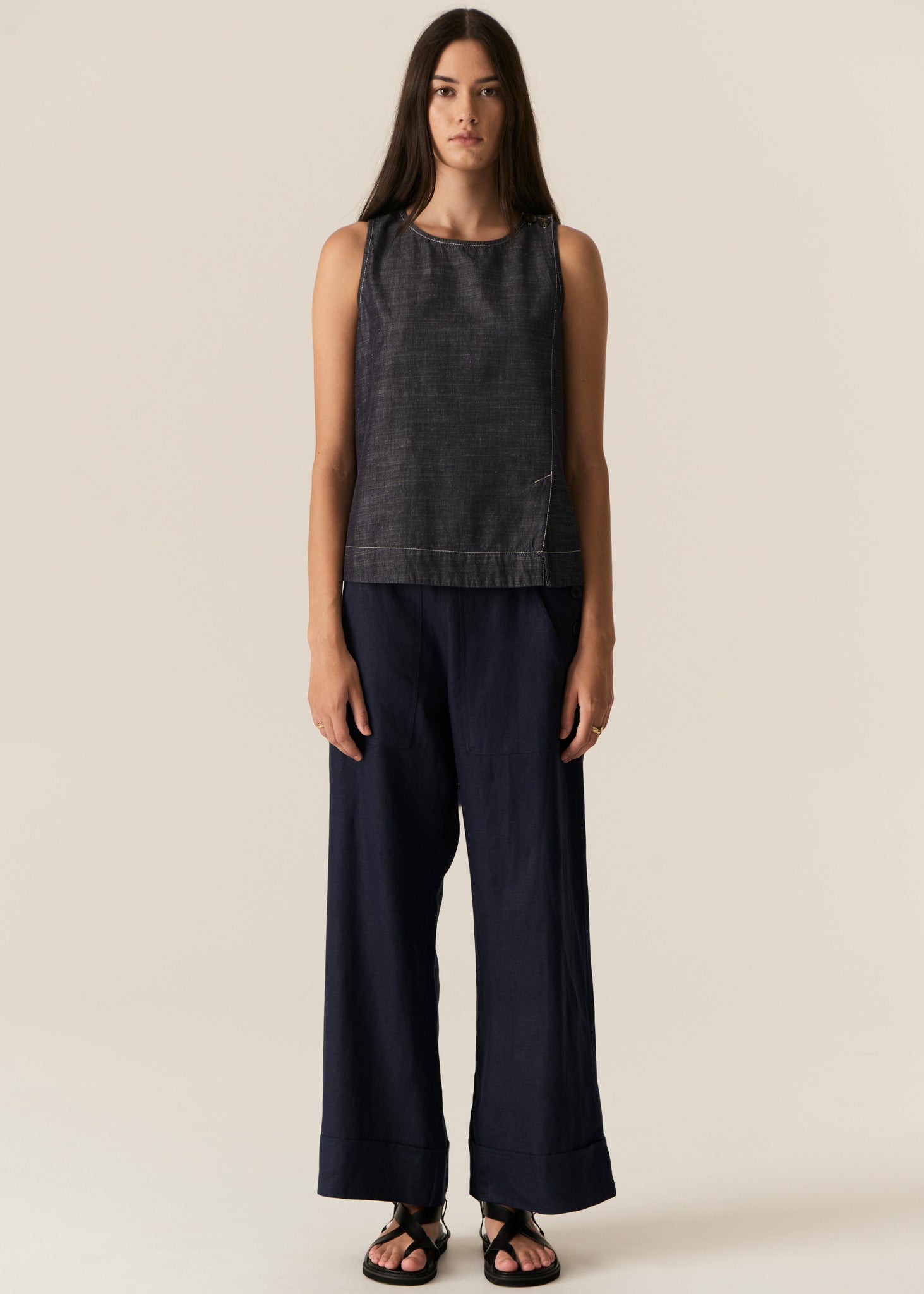 Avrid Chambray Tank – POL Clothing Australia